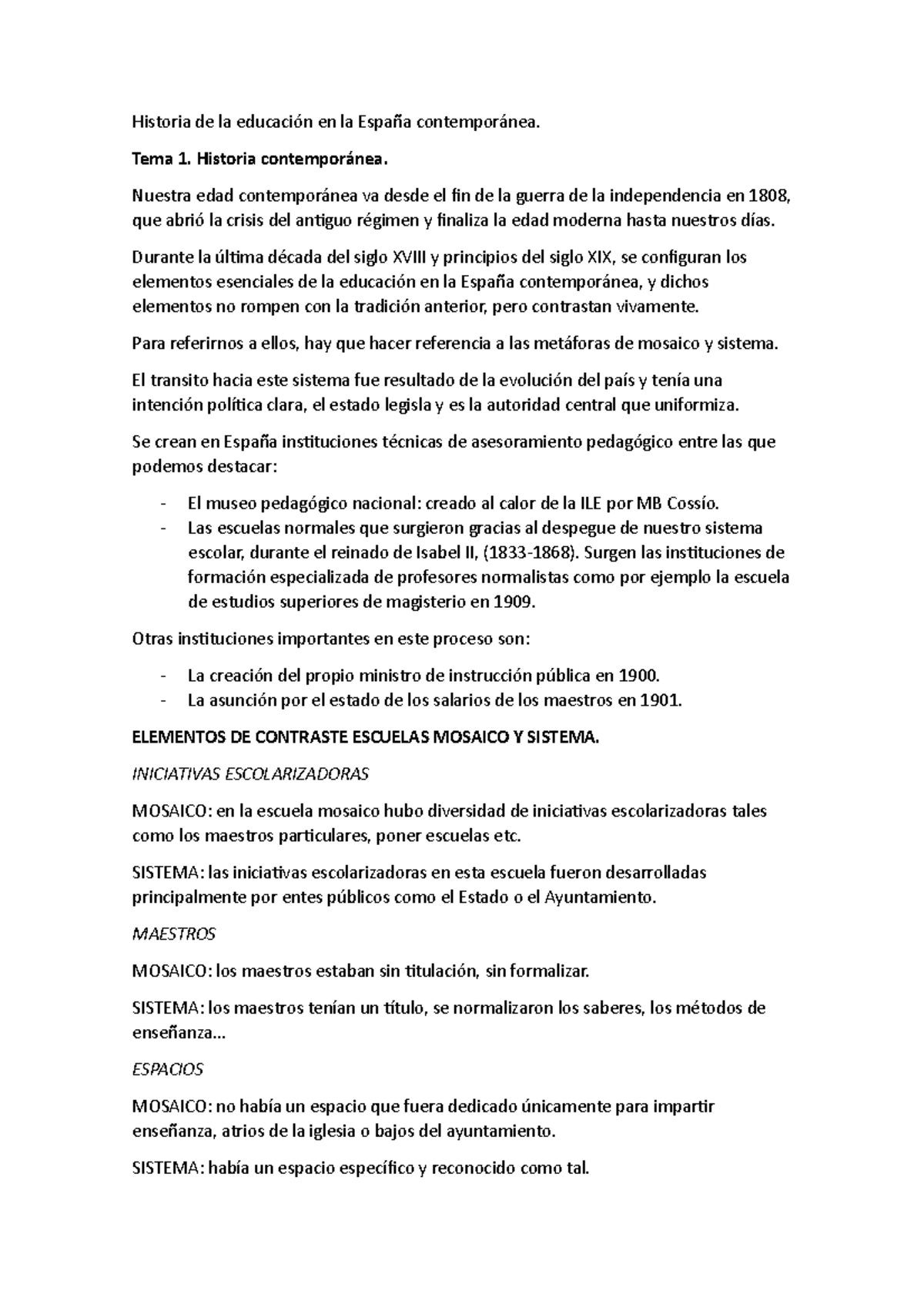 Tema 1 de historia resumen - Historia de la en la Tema 1. Historia ...