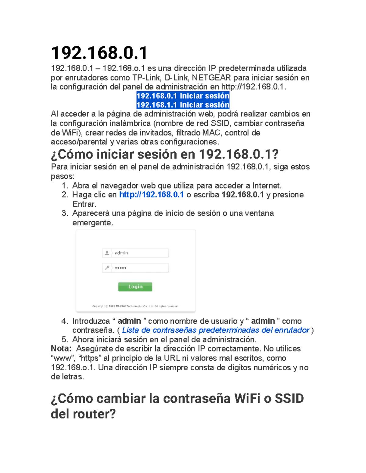 192.168.0.1 router - alexdd - 192.168. 192.168.0 – 192.168.o es una ...