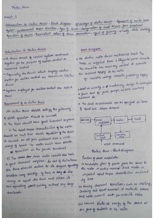 ED Module 1 - MODULE MODULE - II CONCEPT & DYNAMICS OF ELECTRIC DRIVE 1 ...