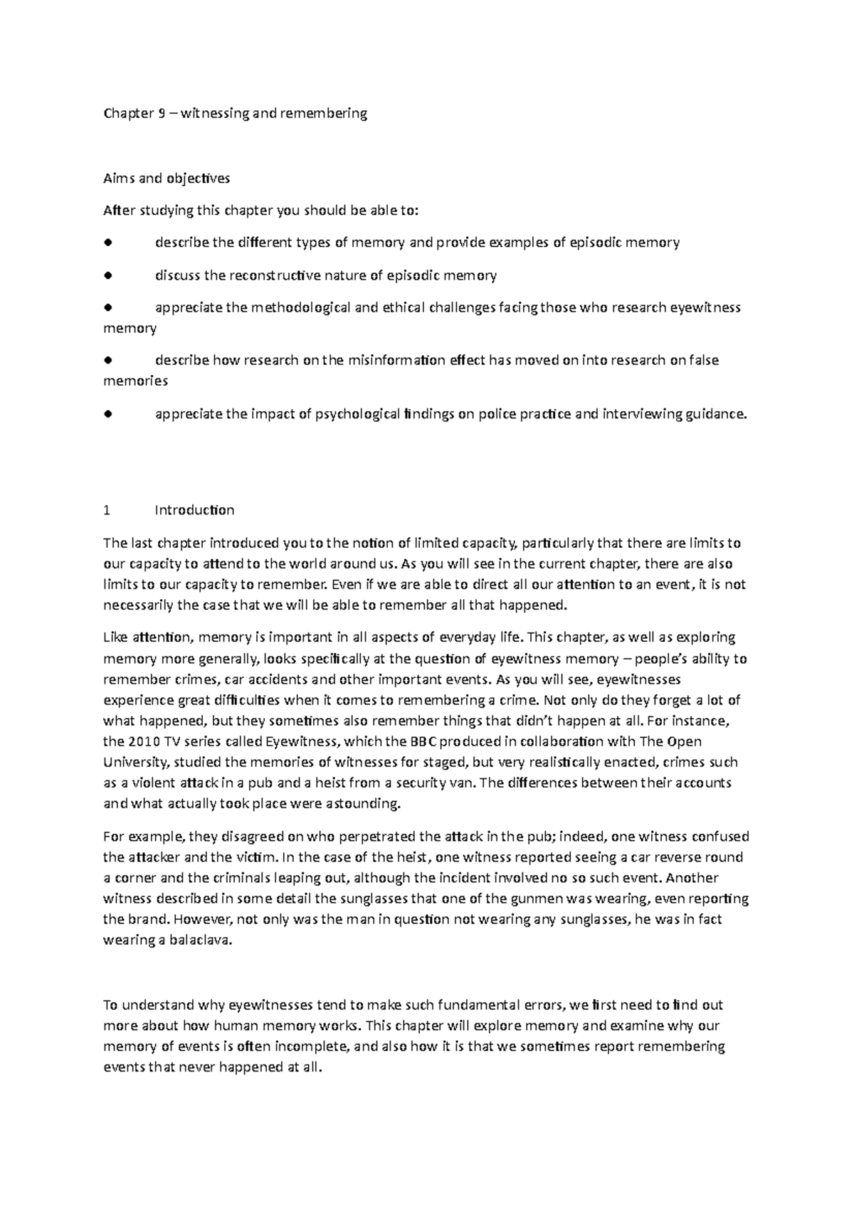 Chapter 9 - 1, 1 - in depth notes on the investigating methods textbook ...