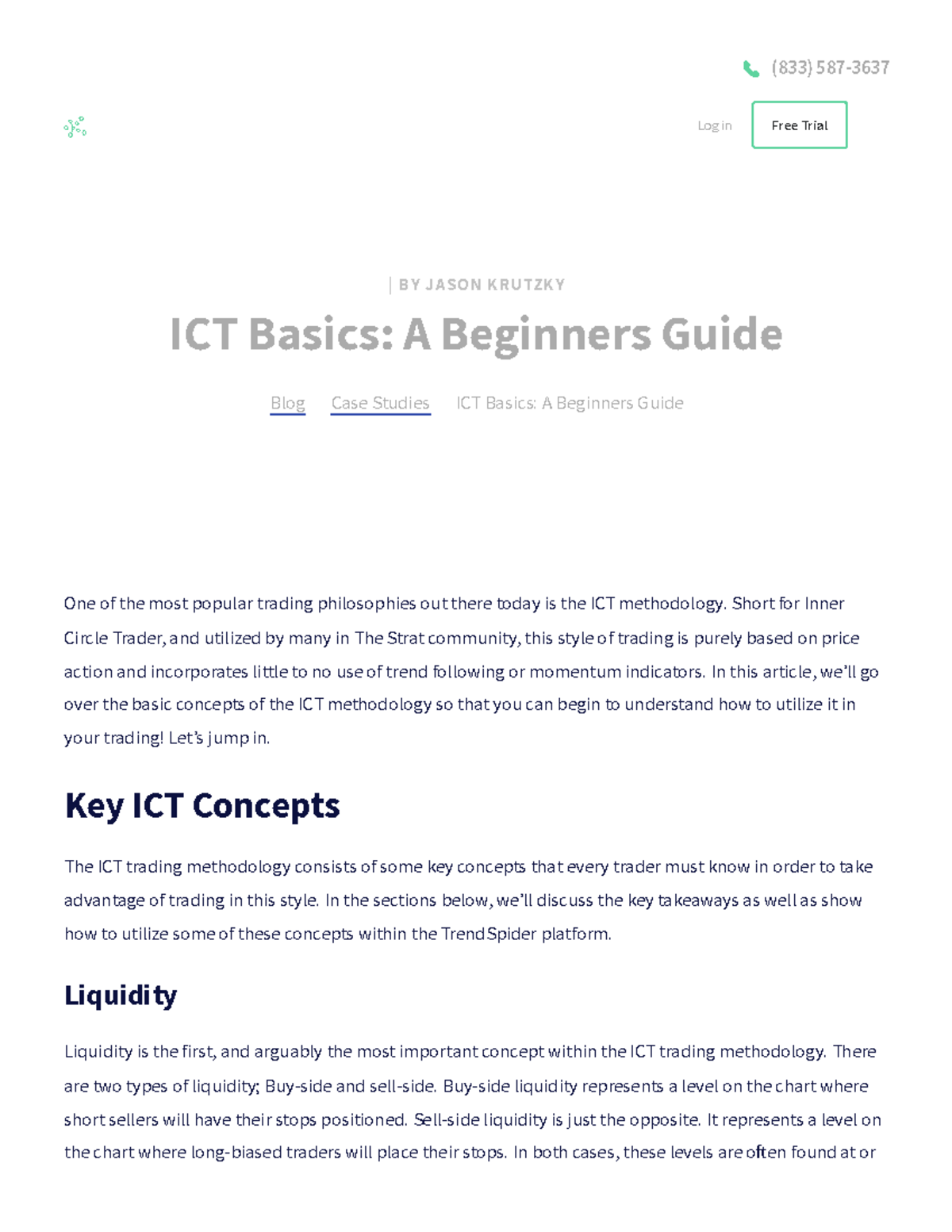 ICT Basics A Beginners Guide Trend Spider Blog - Blog Case Studies ICT Basics: A Beginners Guide ...