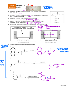 Organic Chemistry LAB - final study guide filled out - “Practice exam ...