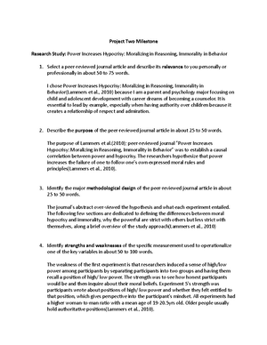 Module Two Activity psych 222 - Module Two Activity Article 1 ...