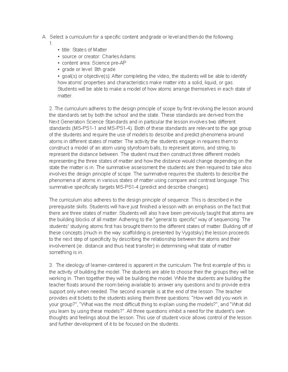 OIM1 TASK 2 Applying Theories, Design Principles, AND Evaluation Models ...