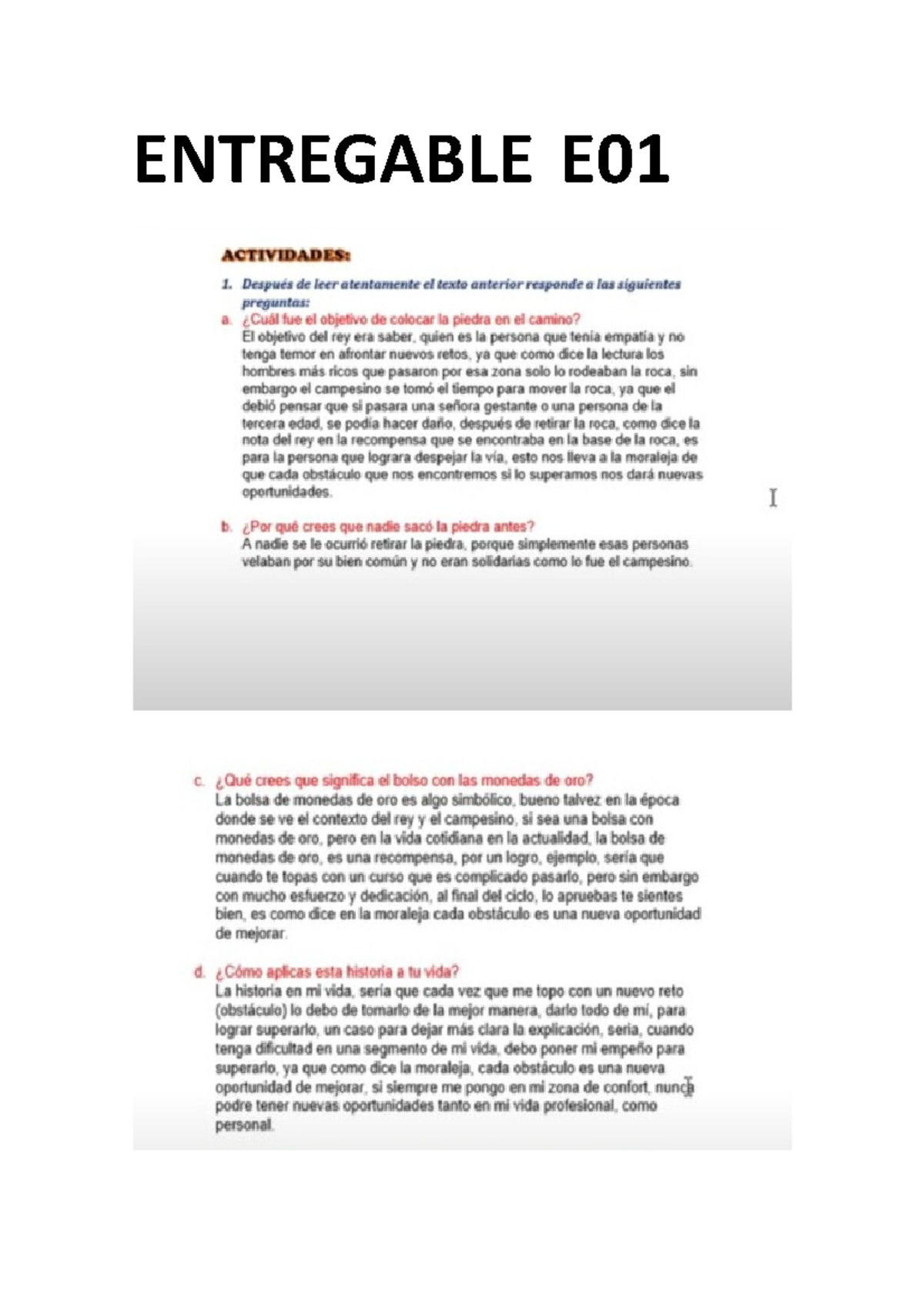 Entregable E01( Lenguaje Y Comunicacion) - lenguaje y comunicacion - ENTREGABLE E - Studocu