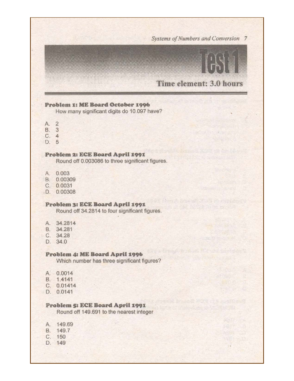Test 1 - basic math - Business Administration 2 - Studocu