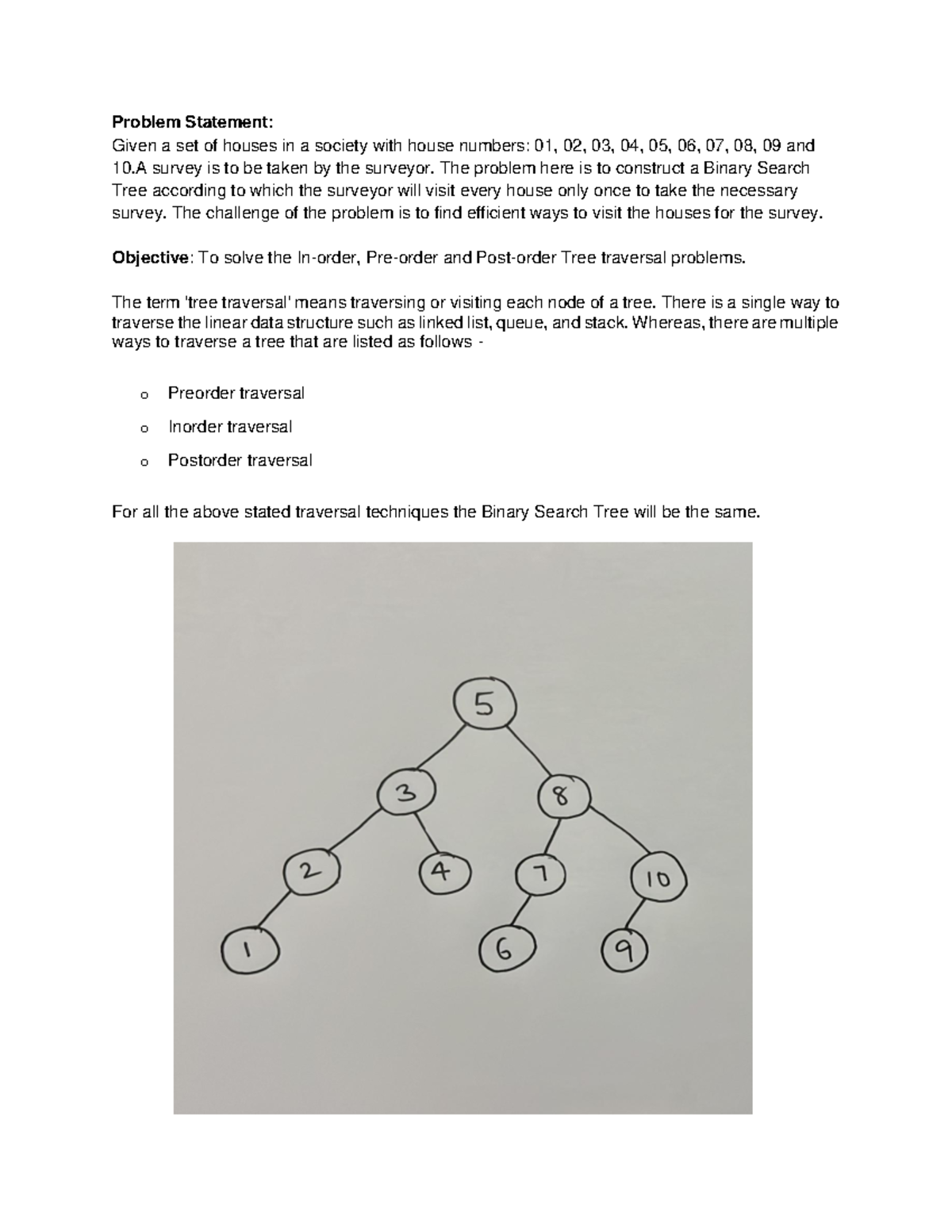 Daa - Problem Statement: Given a set of houses in a society with house ...