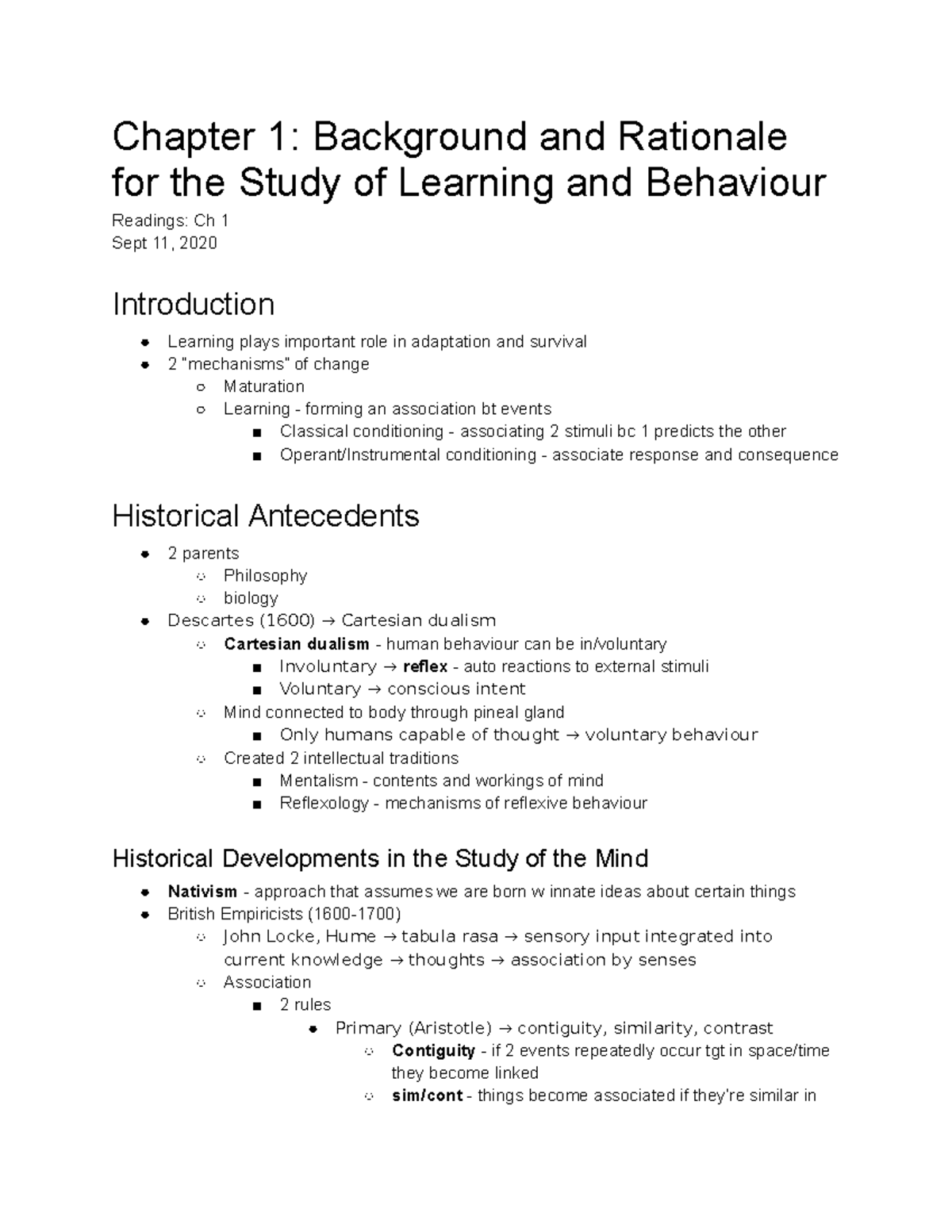 Introduction to Learning - Chapter 1: Background and Rationale for the ...