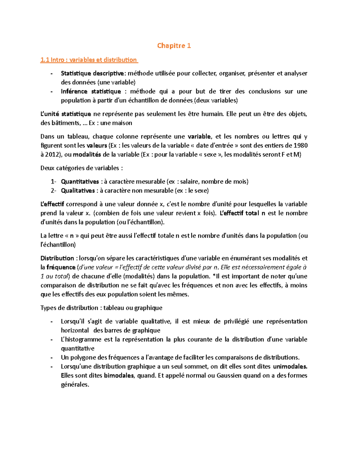 Chapitre 1 - Statistiques descriptives avec Marie-Claude Audet ...