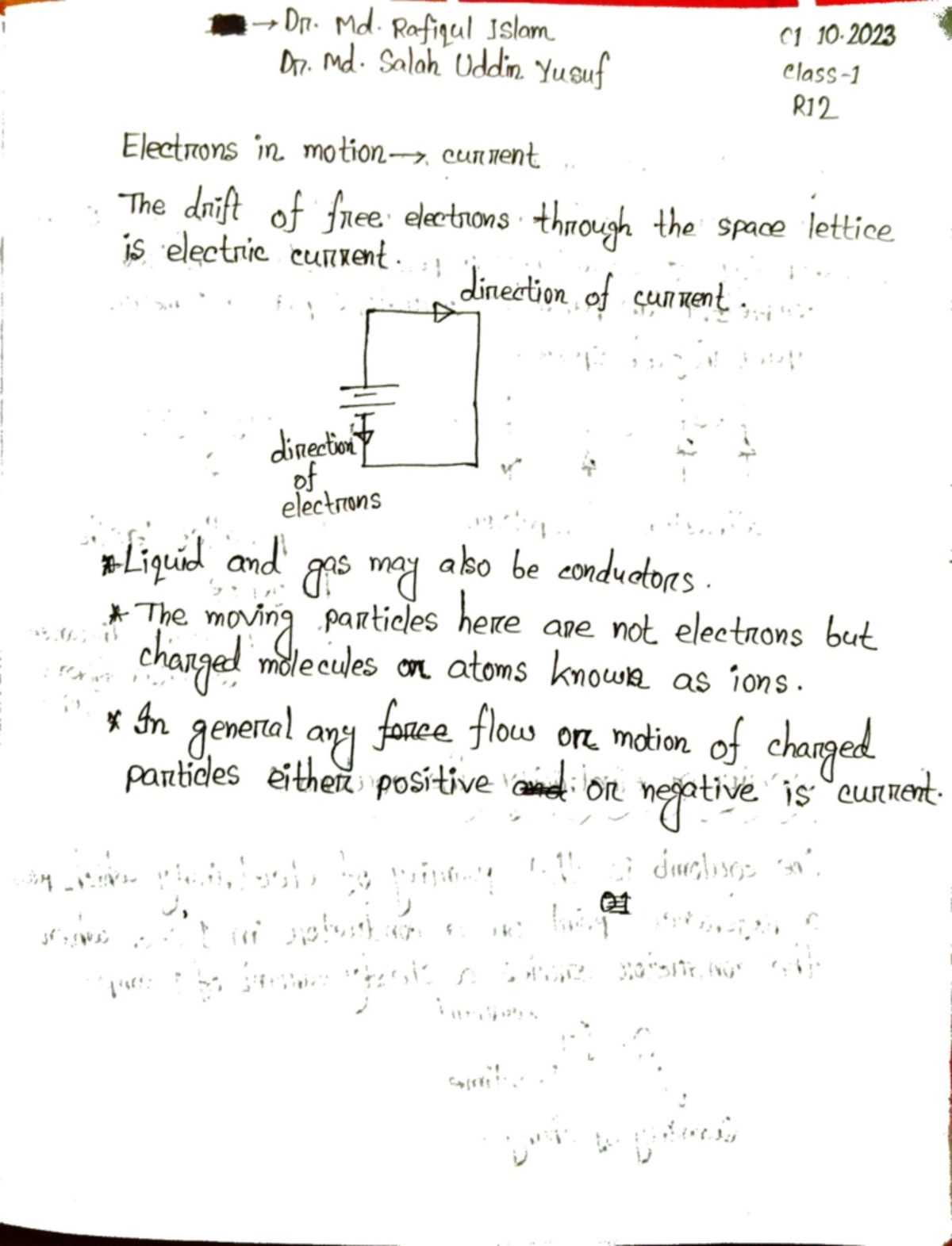 EE 1103 RI(ii) class note - Basic Electrical Engineering - Studocu