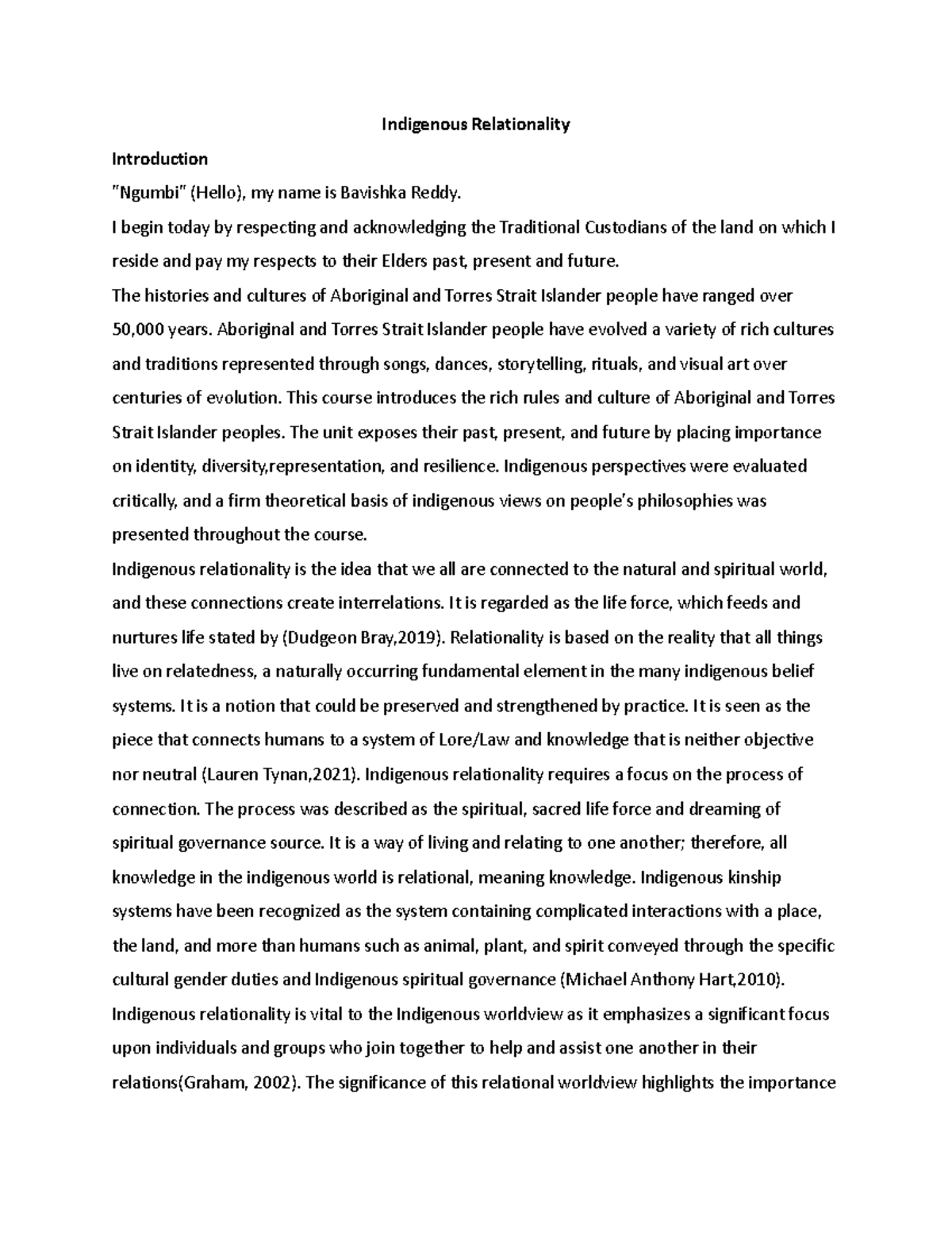 Indigenous Relationality - Indigenous Relationality Introduction ...