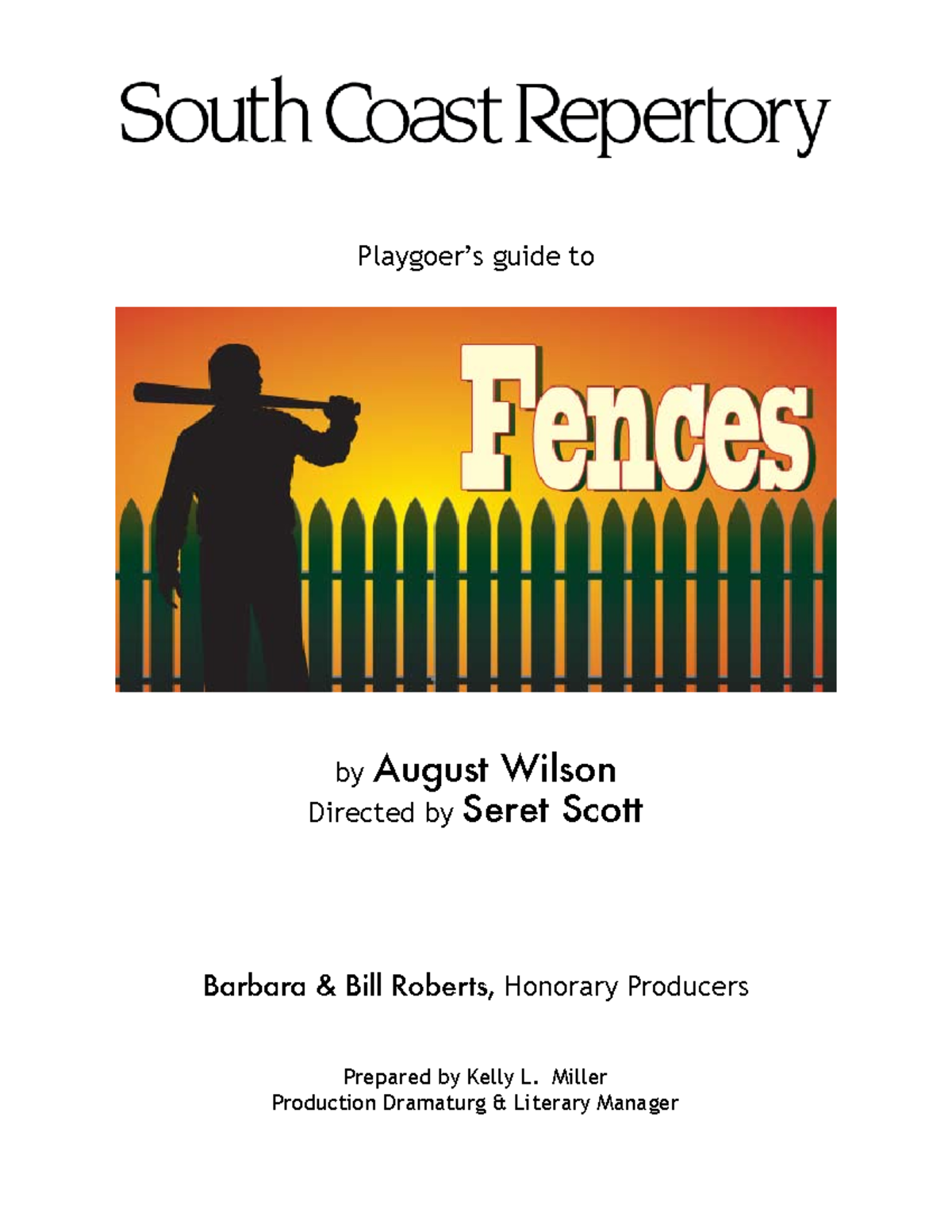 Fences - Guide Background - Playgoer’s guide to by August Wilson ...