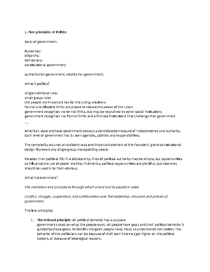 American Gov Ch. 6 Public Opinion Notes - American Government and Civic ...