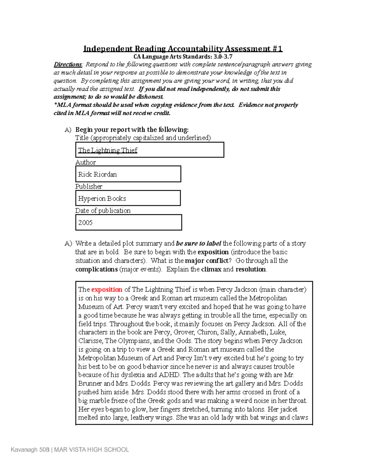 Jonathan Mananzan - IRA #1 - Kavanagh - 2022 - Independent Reading ...