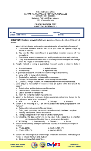 12- Humss L - Community engagement plan - Tabaco National High School ...