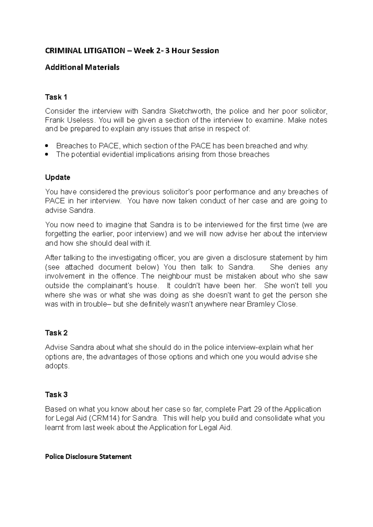 Task handout 2- crim lit lpc/llm - MMU - Studocu