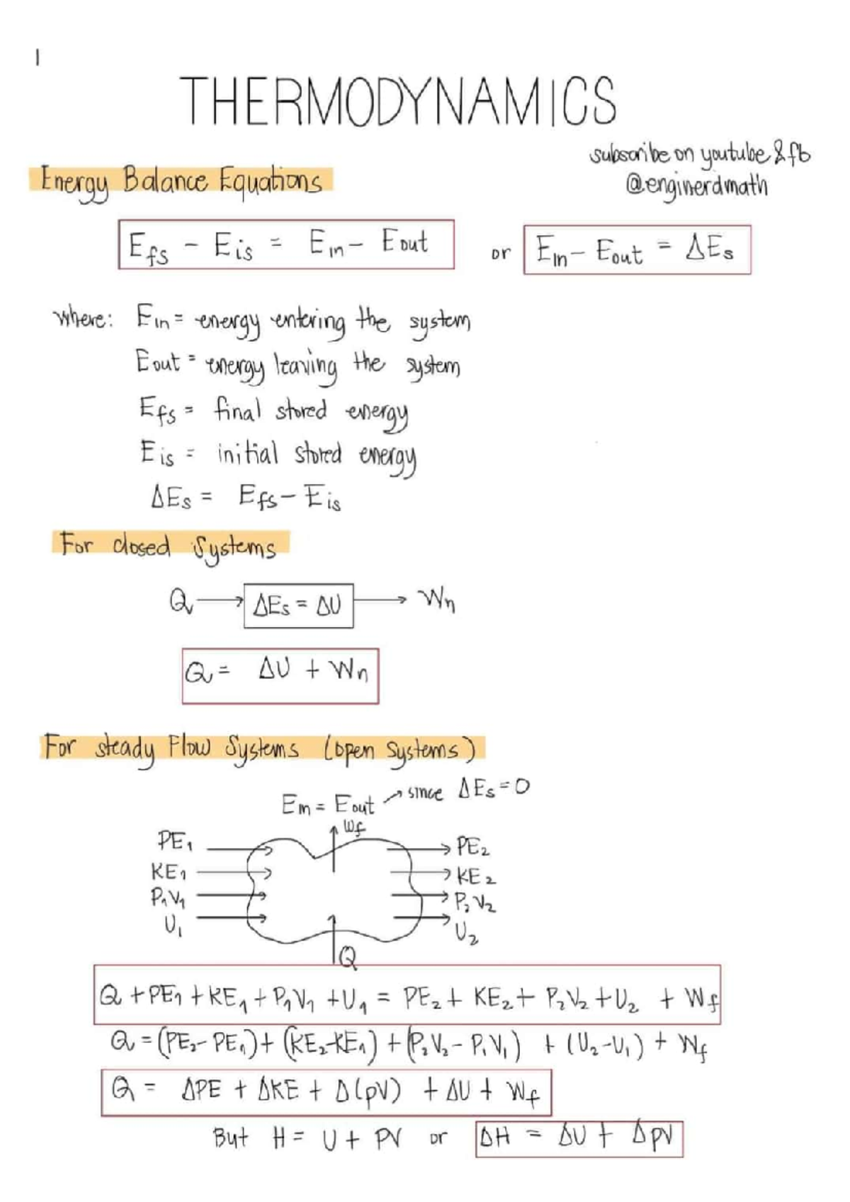 Thermodynamics notes - PSU - Studocu