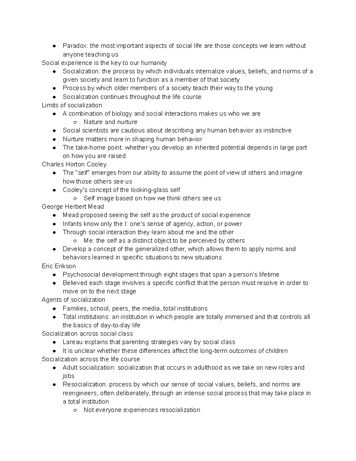 Soc 4 - Intro to Sociology Oklahoma State University - Stillwater ...