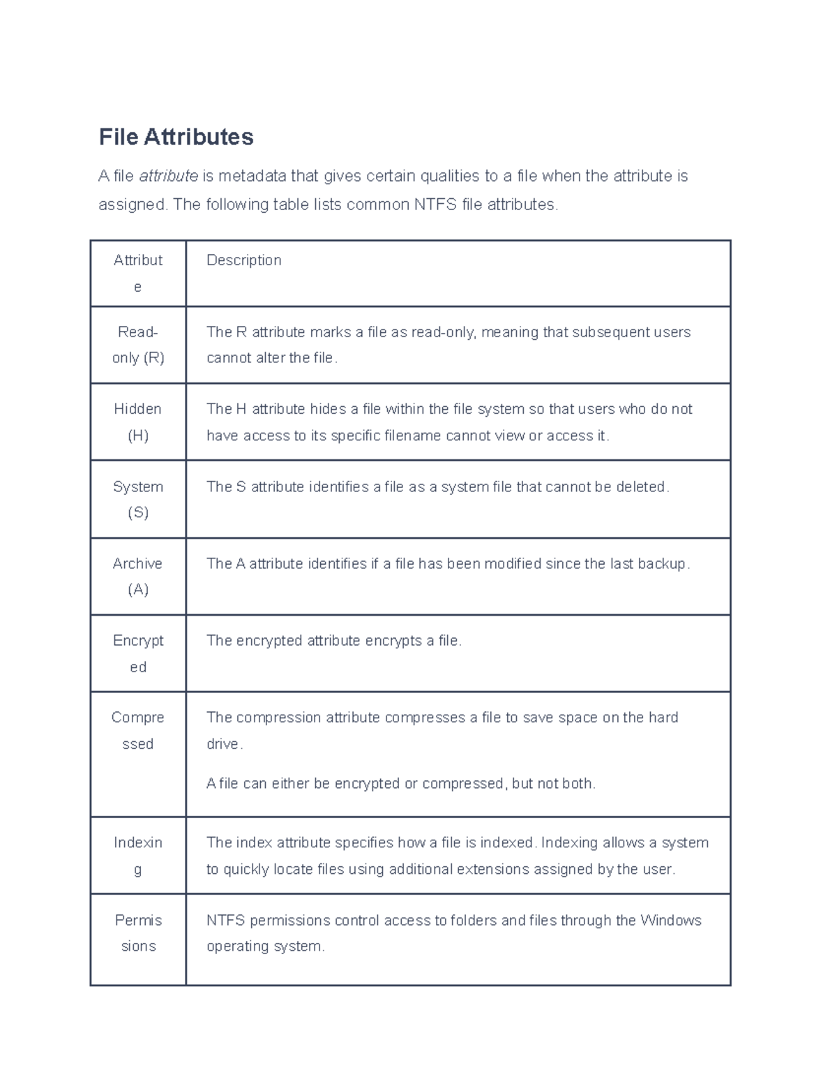 9 1 3 File Management Facts File Attributes A File Attribute Is 9-1-3-file-management-facts-file-attributes-a-file-attribute-is