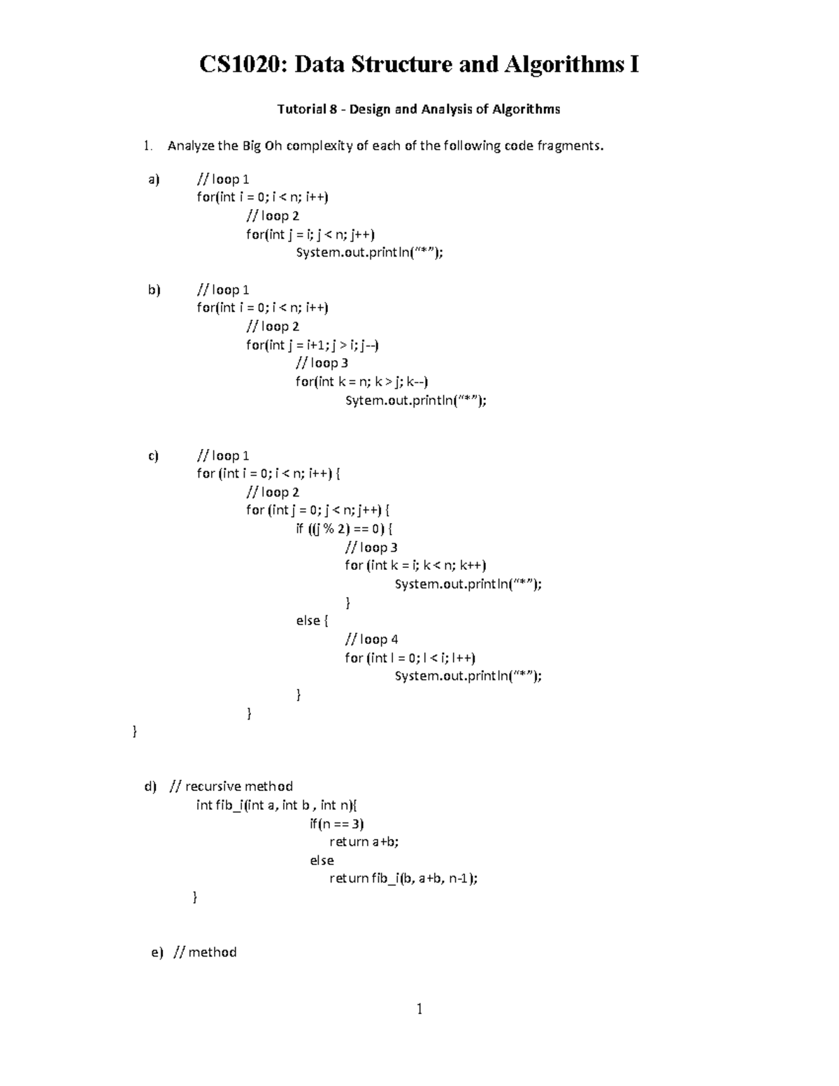Solution 08 Annotated Programming Java Practice Tutorial 8 Design 5454