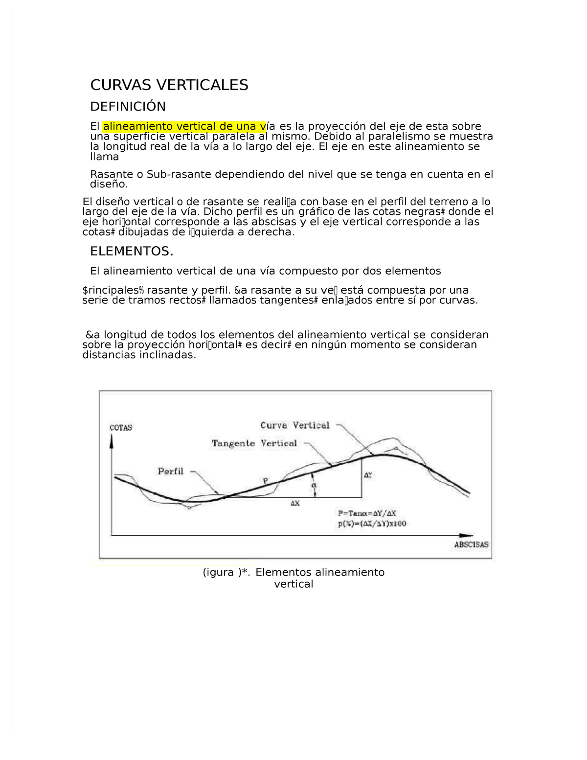 Pdf-alineamiento-vertical compress - CURVAS VERTICALES DEFINICIÓN El alineamiento vertical de ...