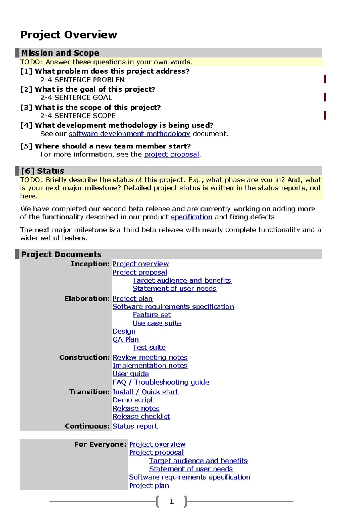 01-Project-Overview - Lecture - Project Overview Mission and Scope TODO ...
