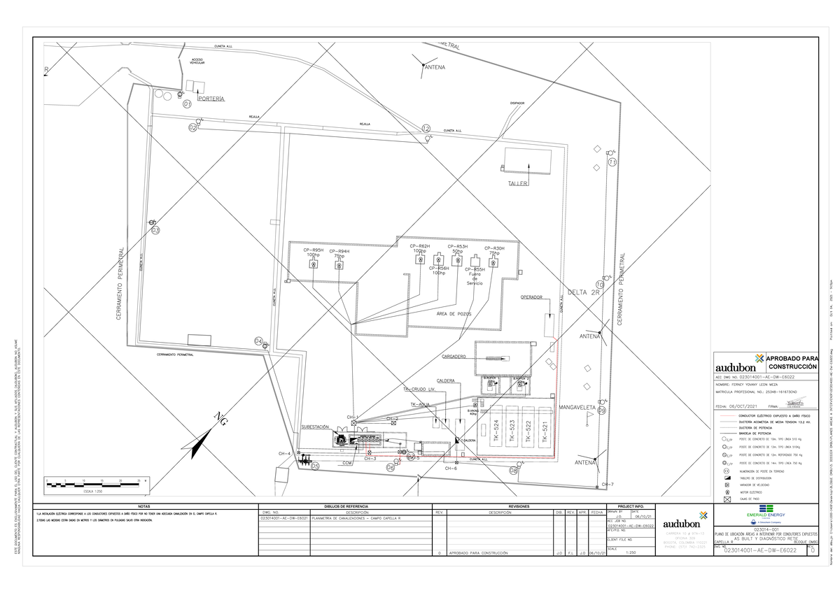 023014001 AE DW E6022 - oíl gas - electricidad - NOTAS PROJECT INFO. A ...