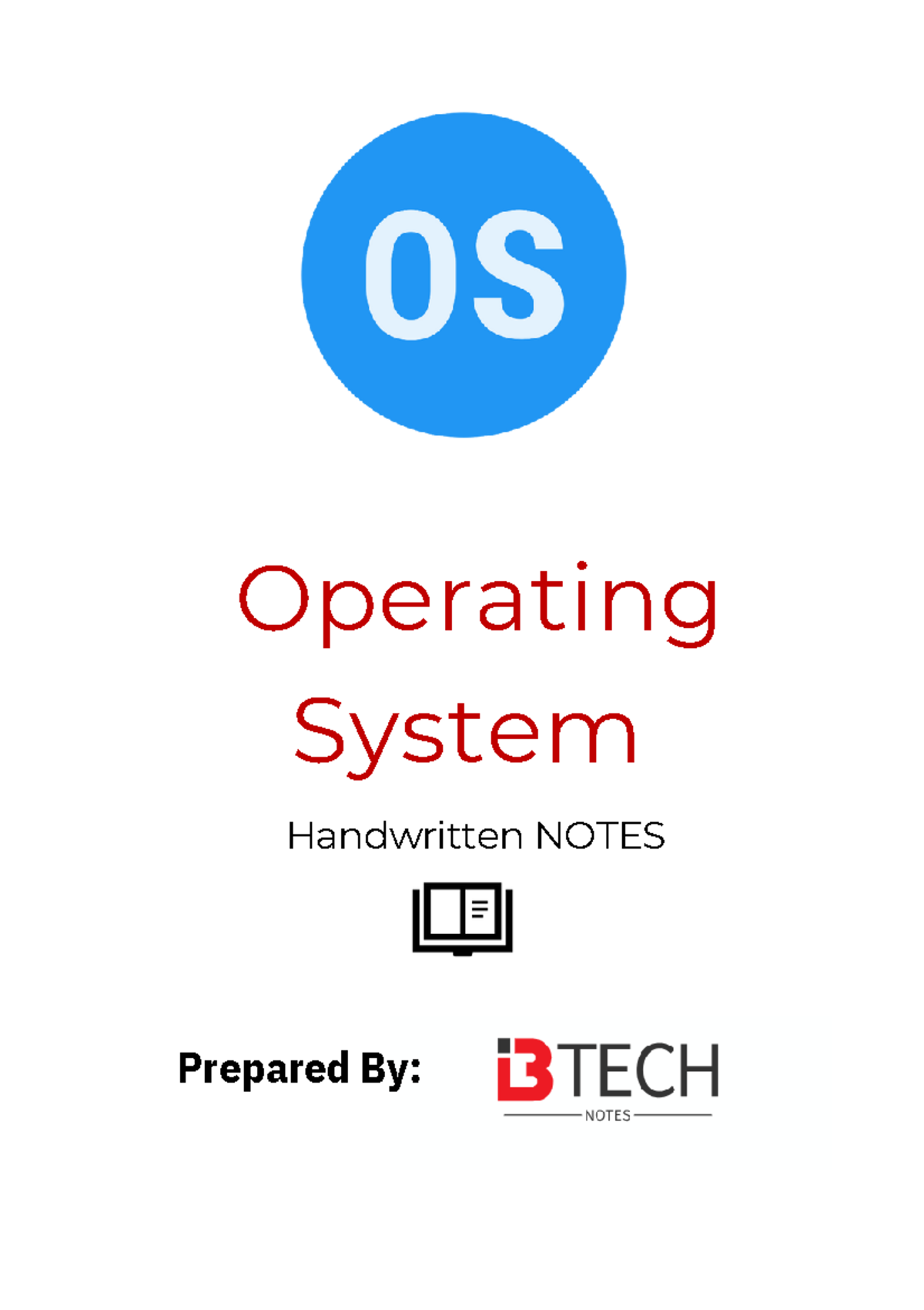 Operating System Handwritten Notes - OS Operating System Handwritten ...