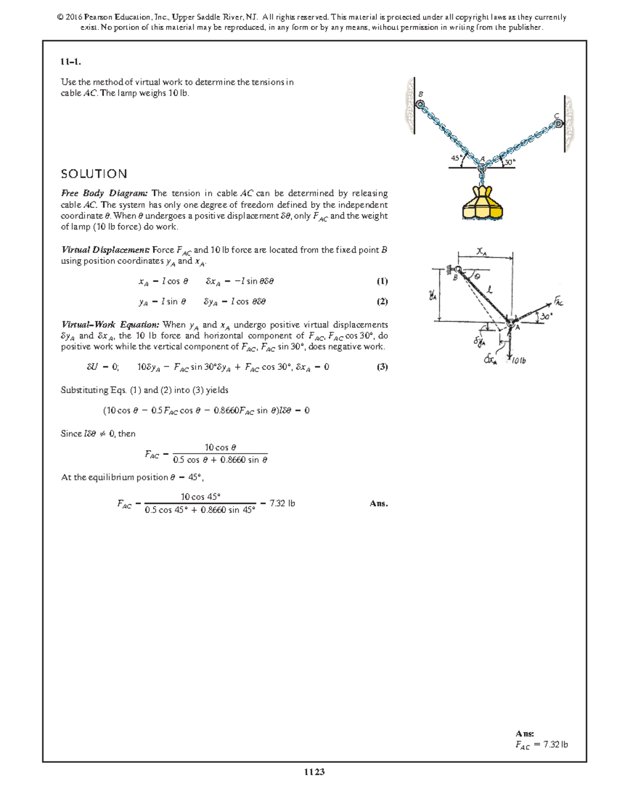 Chapter 11 - Solution manual - exist. No portion of this material may ...