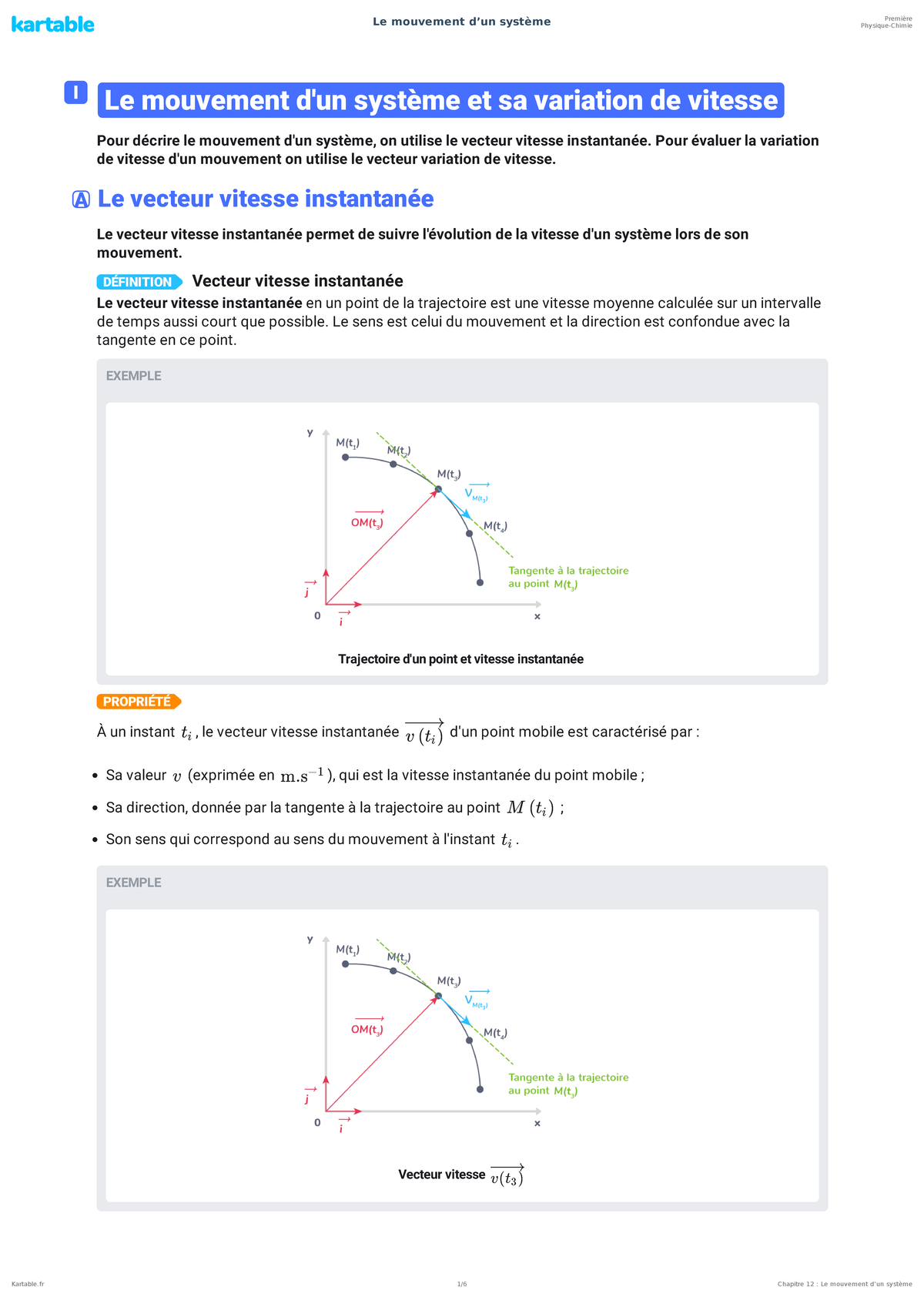 Le mouvement dun systeme - Le mouvement d’un système Physique-Chimie I ...