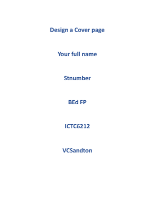 [Solved] Q1 In the sentence The quick brown fox jumps over the lazy dog - Ict Integration Into ...