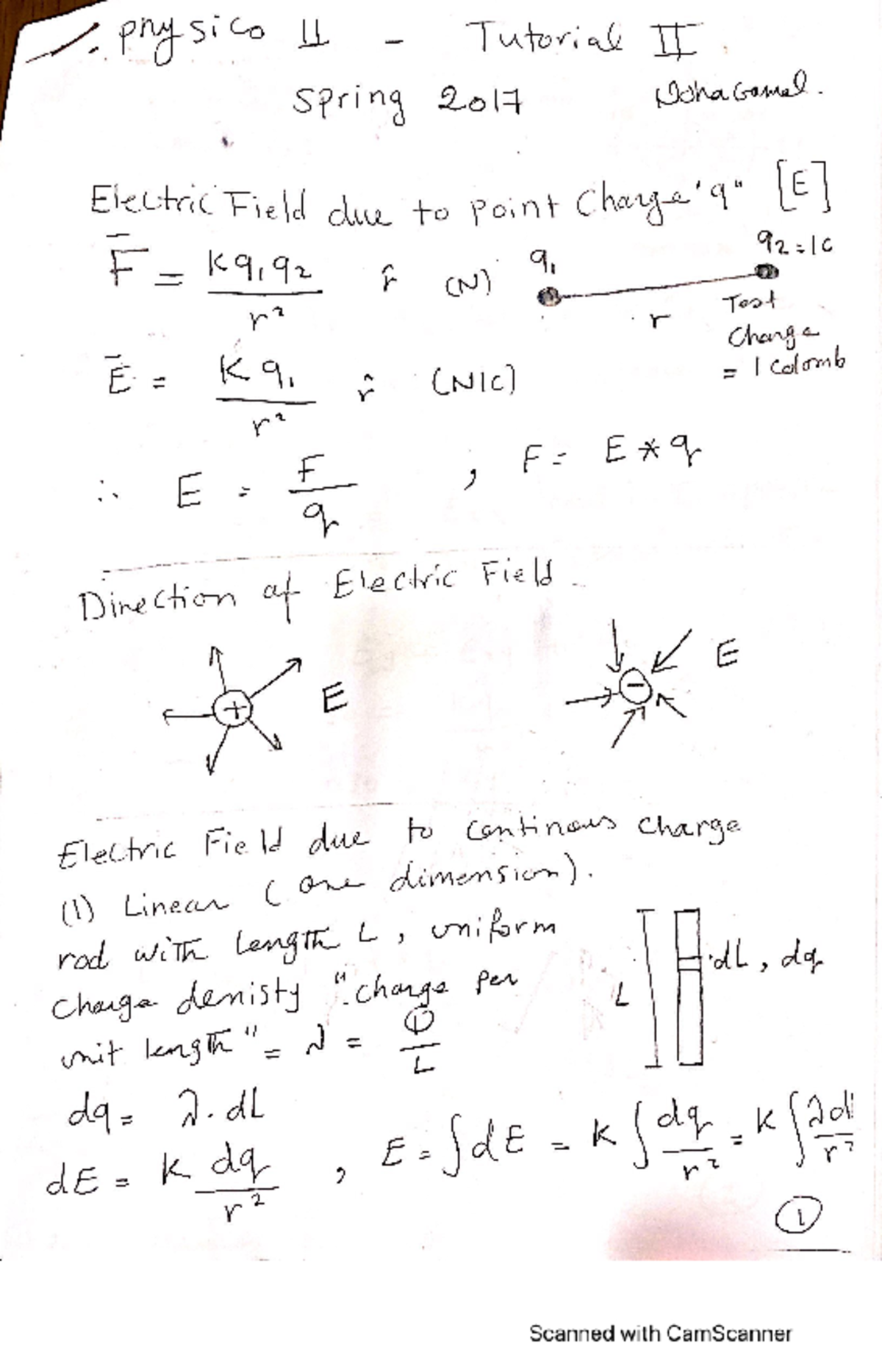Tutorial 2 physics 2 - Lecture notes 2 - Advanced managerial Accounting ...