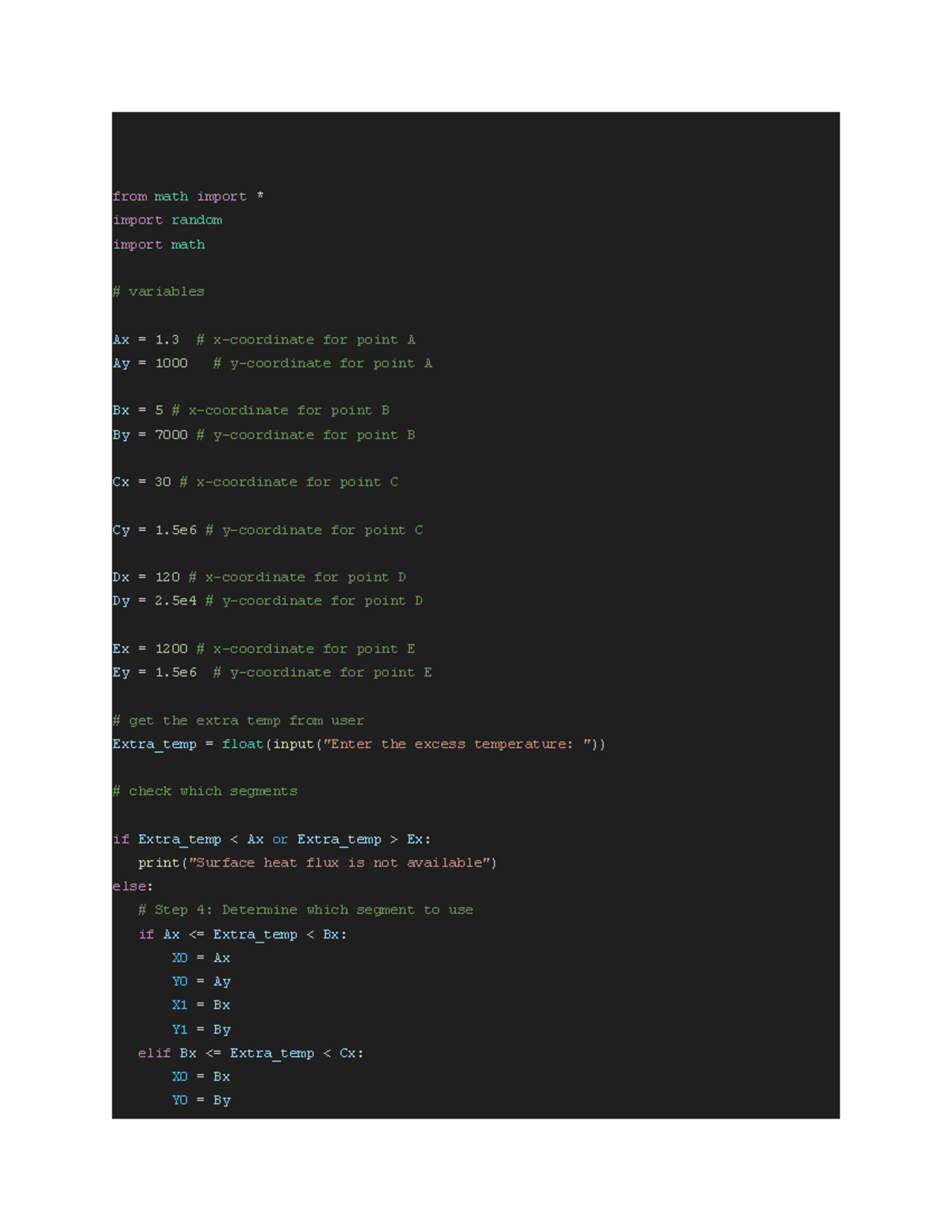 Boiling Curve module 5 lab - from math import * import random import math variables Ax = 1 ...