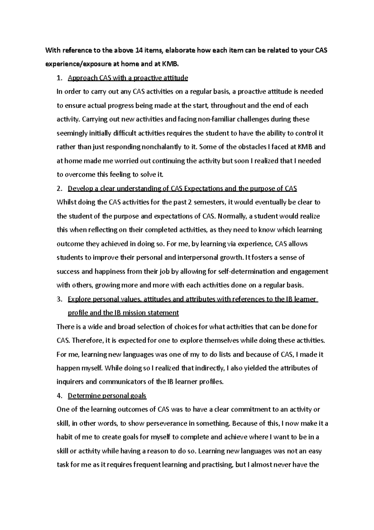 10 - lecture notes - With reference to the above 14 items, elaborate ...