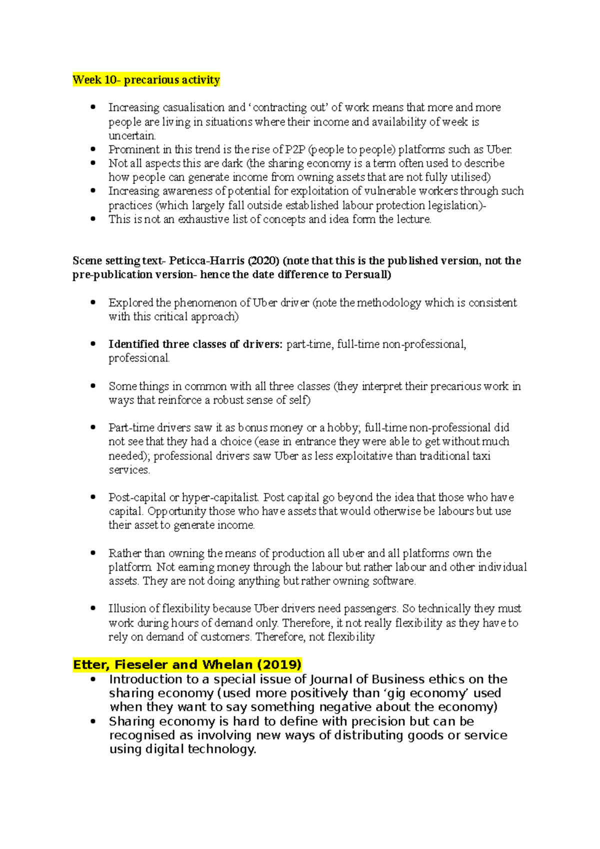 Week 10 - Week 10 tutorial work - mgc2021 - Monash - Studocu