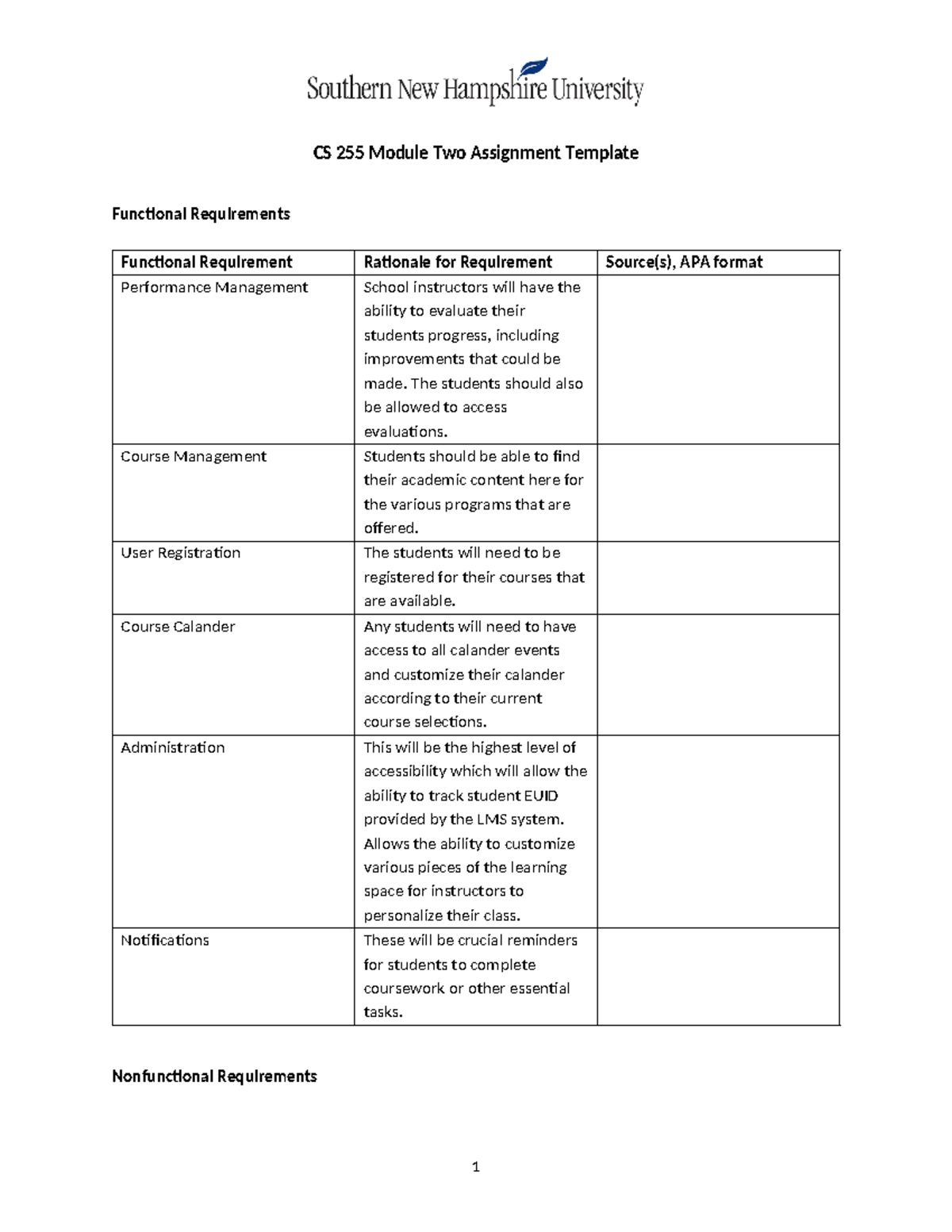 CS 255 Module Two Assignment - Complete - CS 255 Module Two Assignment ...