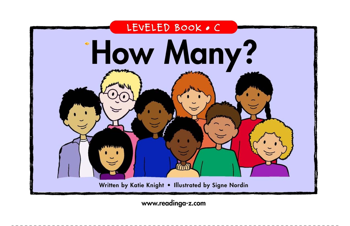 How Many - asdfasdfasdfasdddddddddddddddddd - LEVELED BOOK C How Many ...