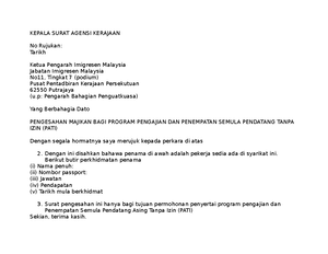 Contoh surat offer letter - [Date] [Name of recipient] [Recipient’s ...