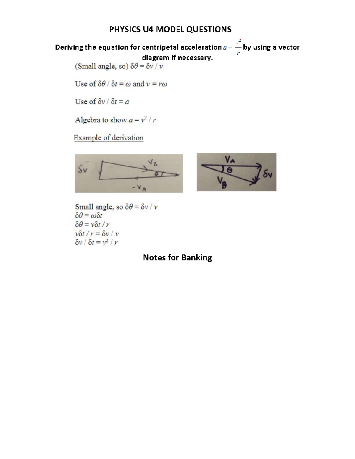 Phy Model Questions - Done with reading the coursebook and now want to ...