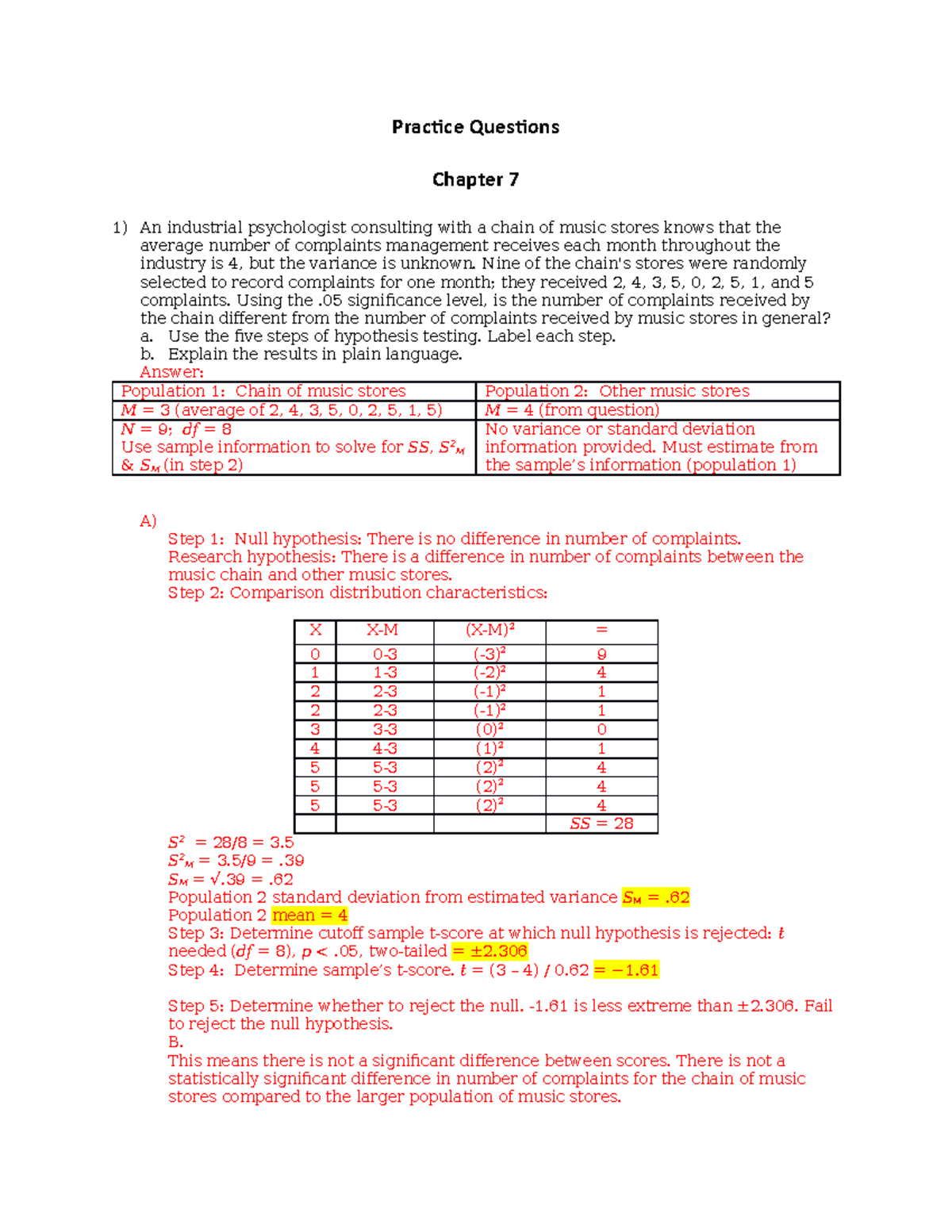 Practice Questions-Ch7and8 - Practice Questions Chapter 7 An industrial ...