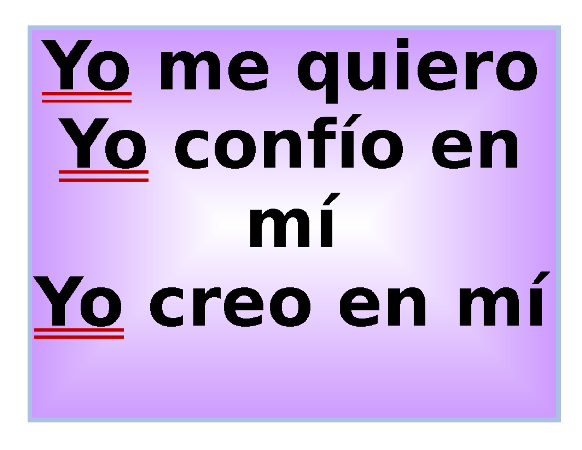 Yo me quiero - frase de motivación para los estudiantes - Psicoanálisis ...