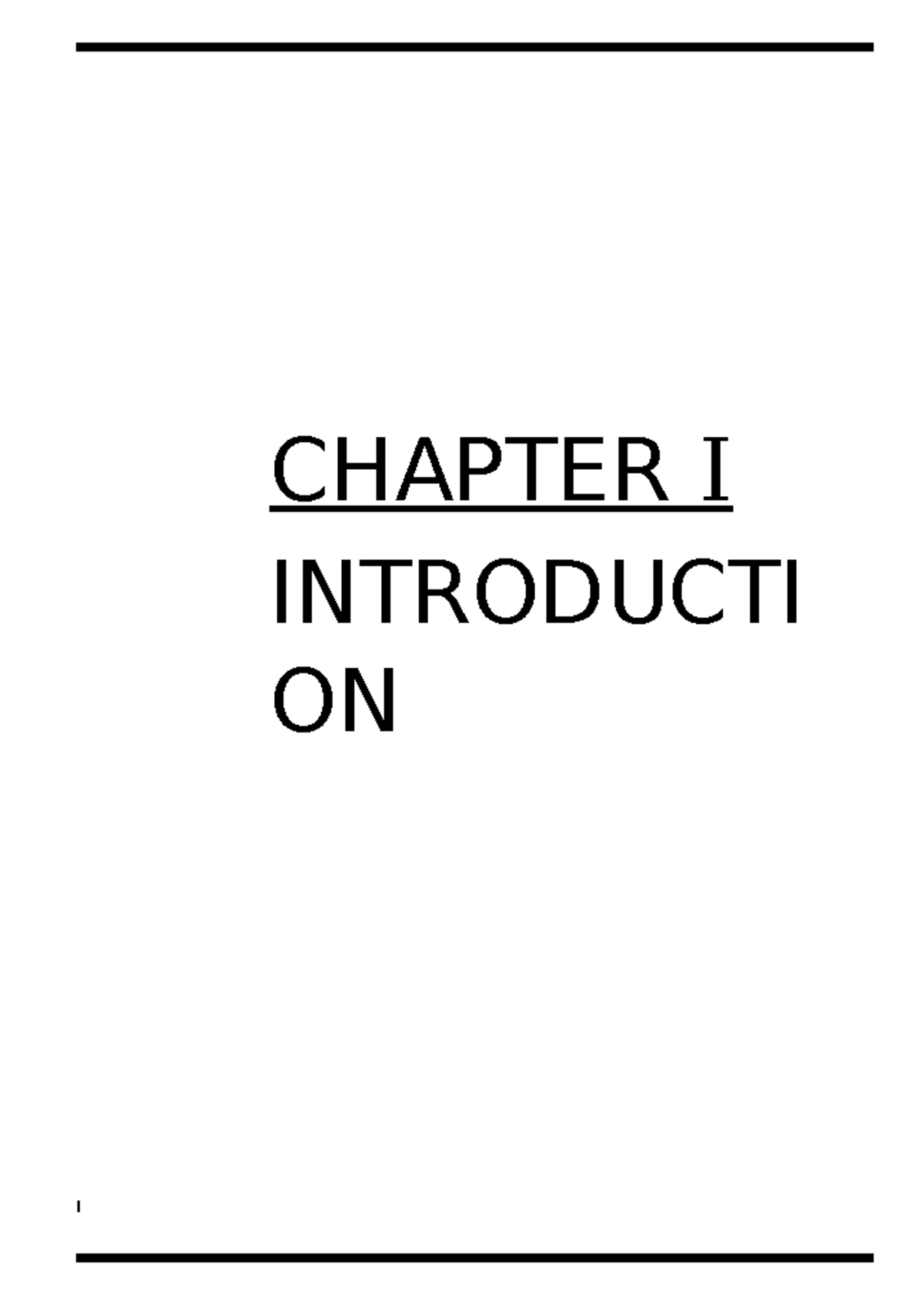 Introduction new 1 - CHAPTER I INTRODUCTI ON I INTRODUCTION TO PLANTS : Plant is a living thing ...