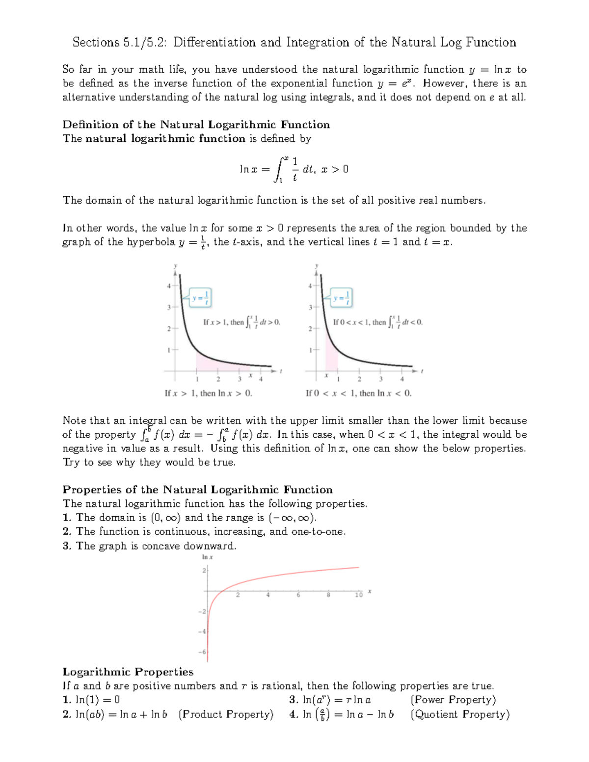Chapter 5 Section 1 Sections 5 1 5 Differentiation And Integration
