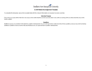 CJ 140 Module 5 Journal - Joshua Chambers Southern New Hampshire ...