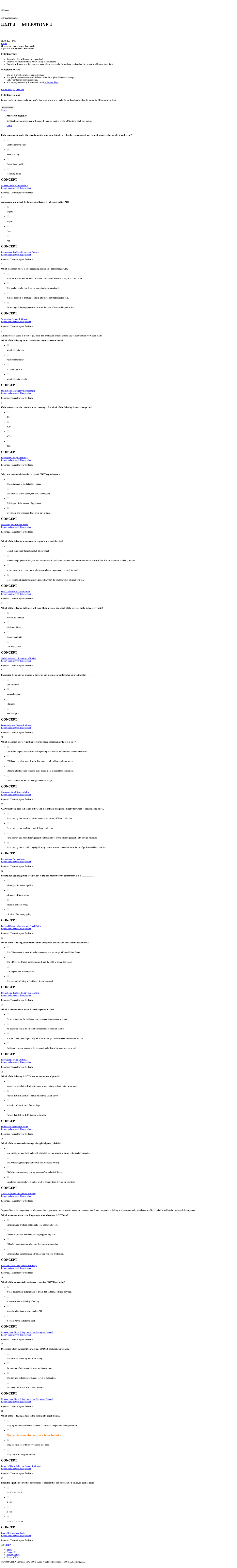 Unit 4 - Milestone 4 -Macroeconomics - Sophia Macroeconomics UNIT 4 ...