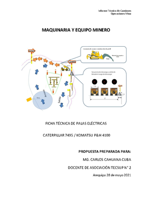 Ficha Tecnica PV-351 vs D65 Epiroc - Operaciones Mina MAQUINARIA Y ...