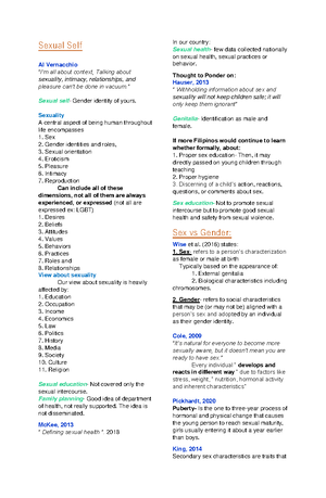 Understanding the Self Lesson 1 - Understanding the Self (LESSON 1 ...