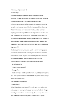 Línea DEL Tiempo Diario DE ANA Frank POR Abril Contreras Contreras ...