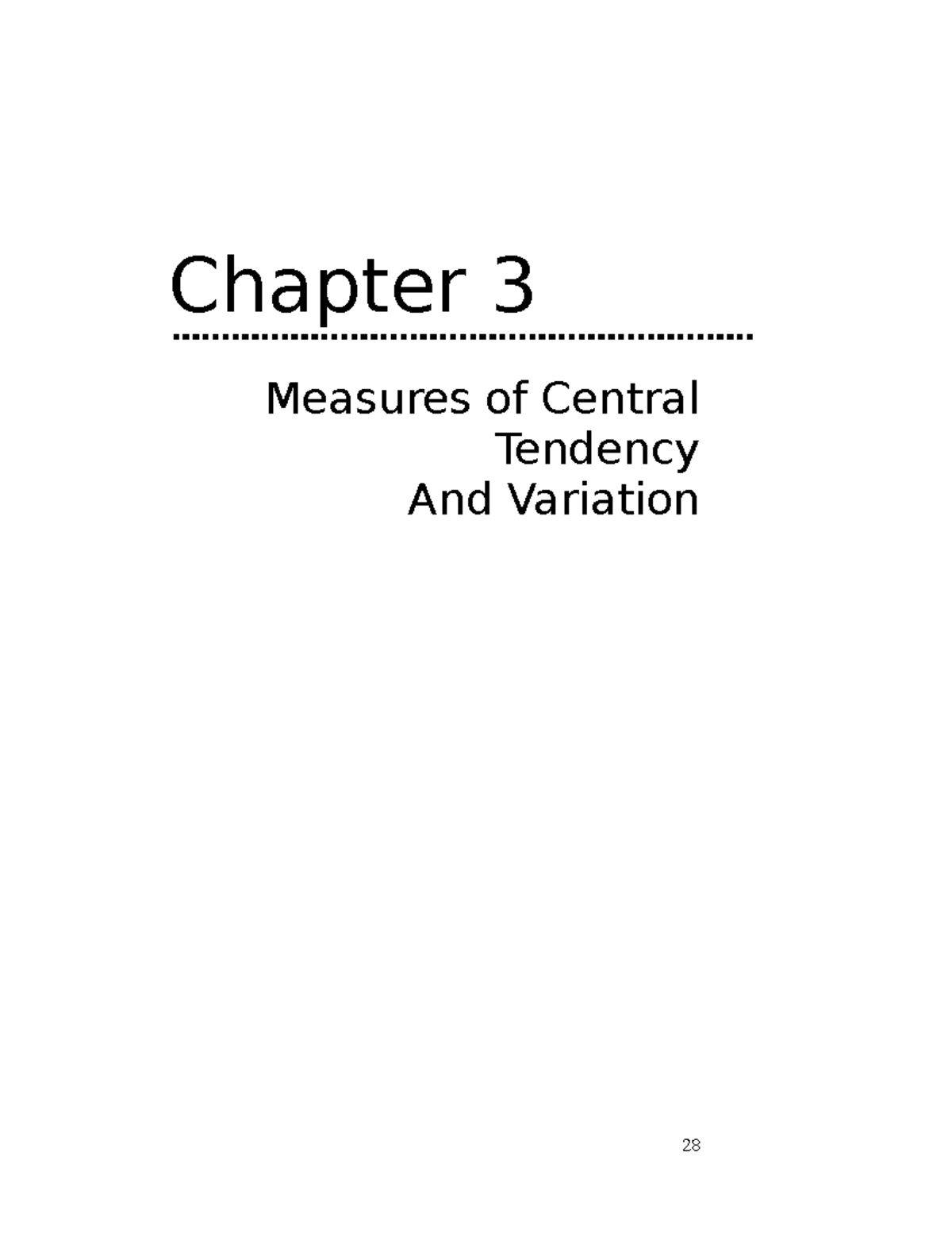 Chapter 3 Minitab - Chapter 3 Measures of Central Tendency And ...