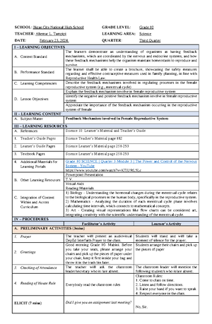 BE Form 3 Resource Mobilization FORM - BE Form 03 Republic of the ...